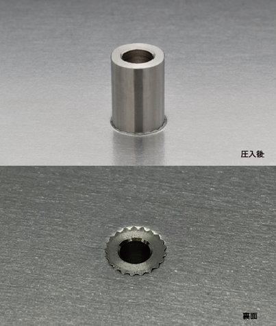 DFSBH-φ3.5-12φ6.15 - （ネジ無しセルスペーサー）：セルフクリンチングファスナーの「セルジャパン」